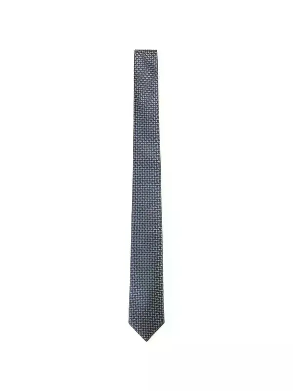 Brioni Geometric-pattern Silk Tie