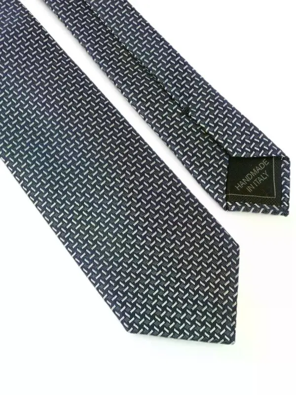 Brioni Geometric-pattern Silk Tie