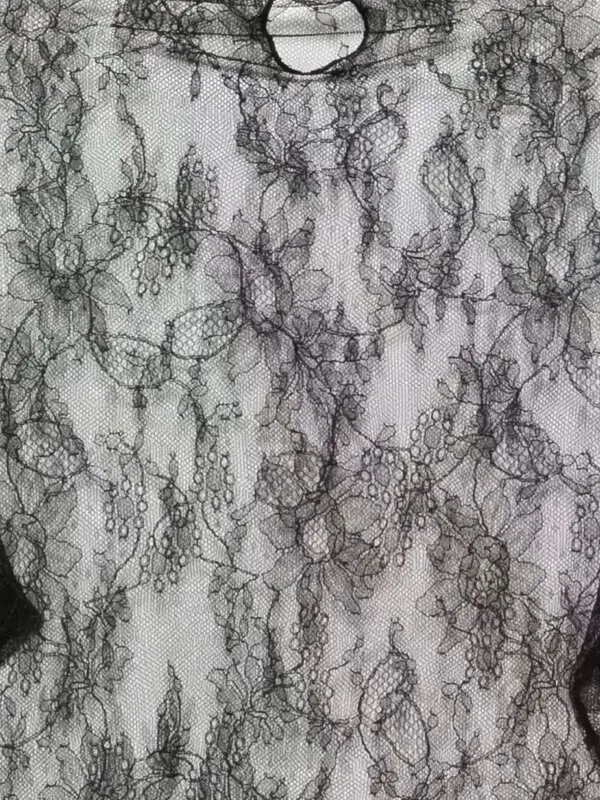 Carine Gilson Lace Turtleneck Top
