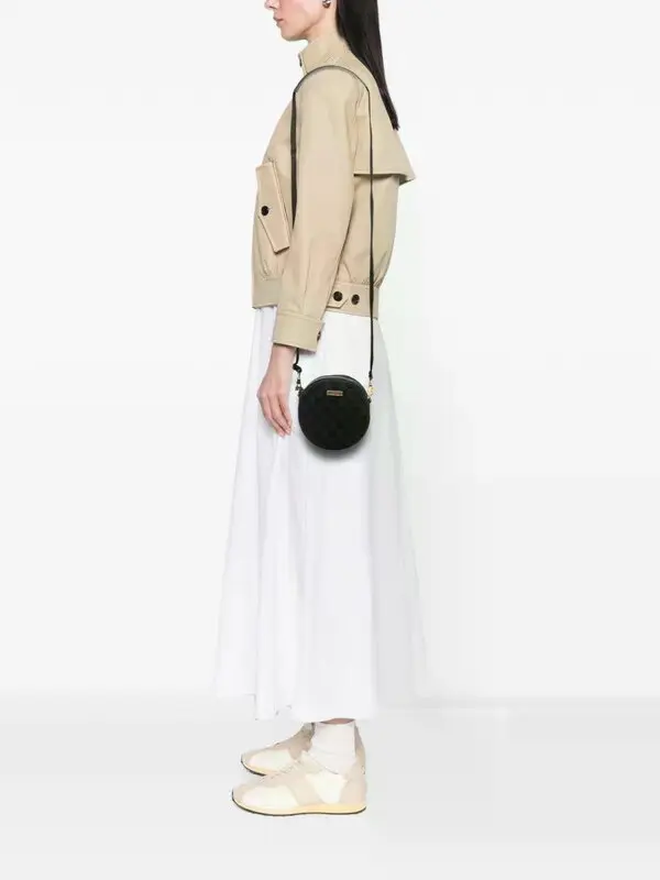 Gucci Gg Canvas Round Crossbody Bag
