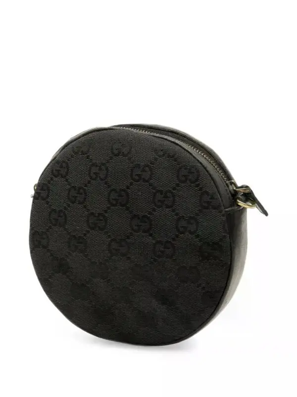 Gucci Gg Canvas Round Crossbody Bag