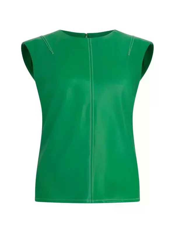 Philosophy Di Lorenzo Serafini Sleeveless Top With Contrast Stitching