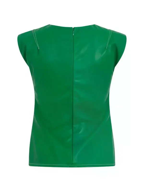 Philosophy Di Lorenzo Serafini Sleeveless Top With Contrast Stitching