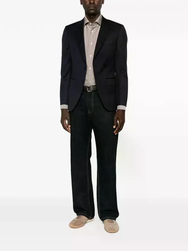 Zegna Long-sleeve Button-up Shirt - Neutrals