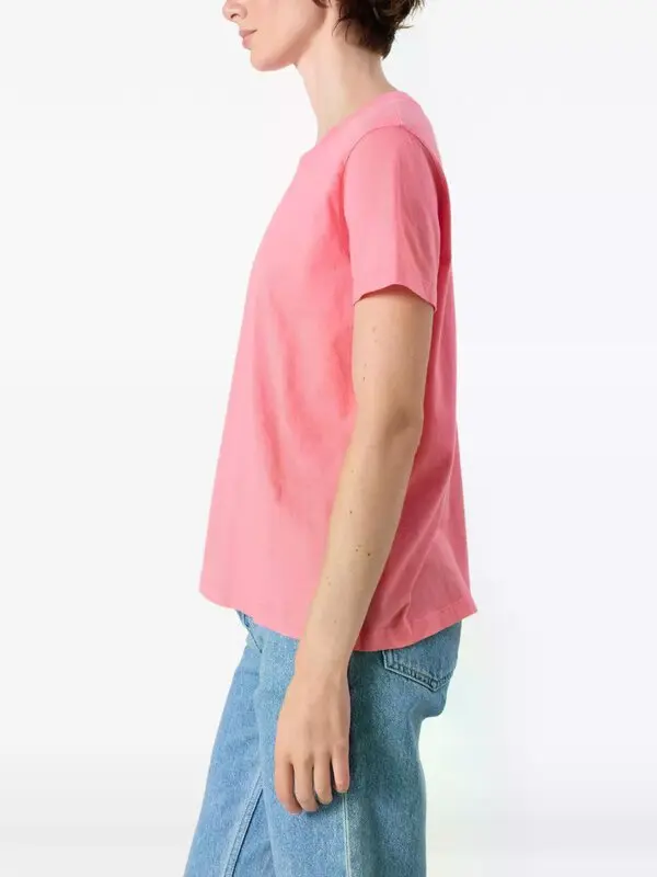 American Vintage Cotton Crew-neck T-shirt - Pink