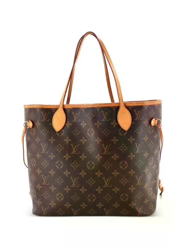 LOUIS VUITTON Neverfull Mm Monogram Canvas Tote Bag - Brown