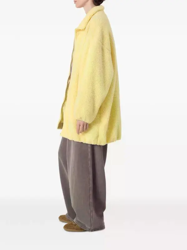 American Vintage Shearling-effect Jacket - Yellow