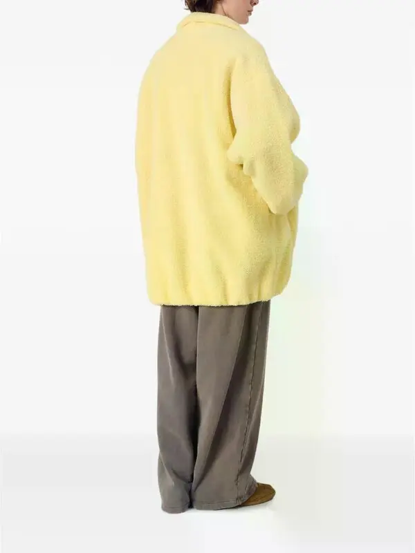 American Vintage Shearling-effect Jacket - Yellow