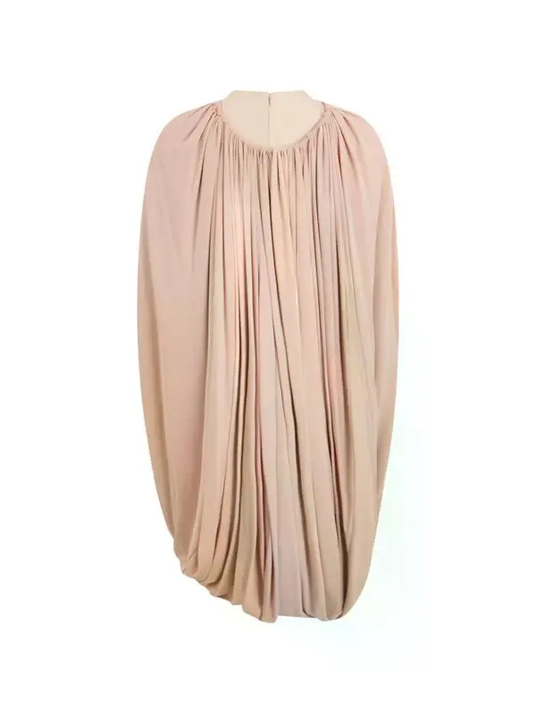 Philosophy Di Lorenzo Serafini Ruched Mini Dress With Cape Detail - Pink