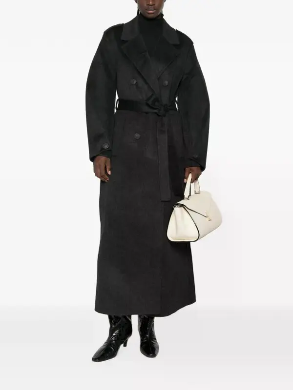 THE DYNAMIS STUDIO Double-breasted Belted Coat