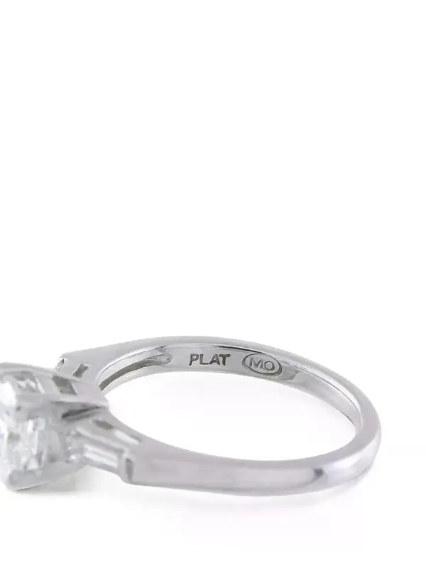 LB EXCLUSIVE Platinum Princess-cut Diamond Ring