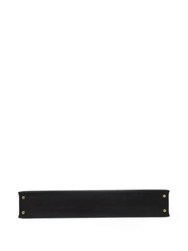 Gucci Calfskin Trunk Attache Case Business Bag - Black