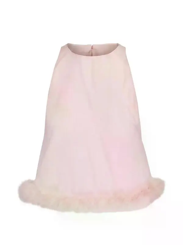 Dorothee Schumacher Sleeveless Feather-trim Top