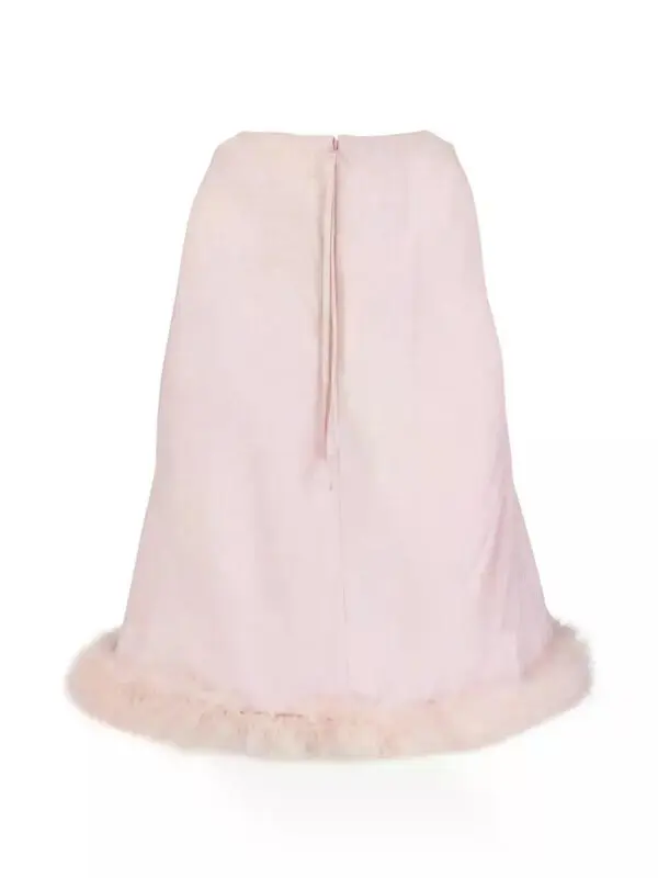 Dorothee Schumacher Sleeveless Feather-trim Top