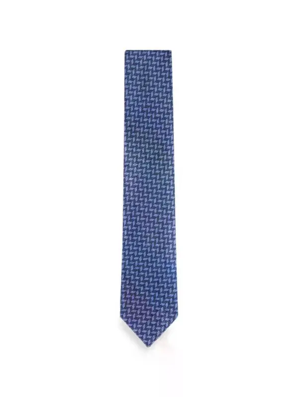 Brioni Geometric-pattern Tie