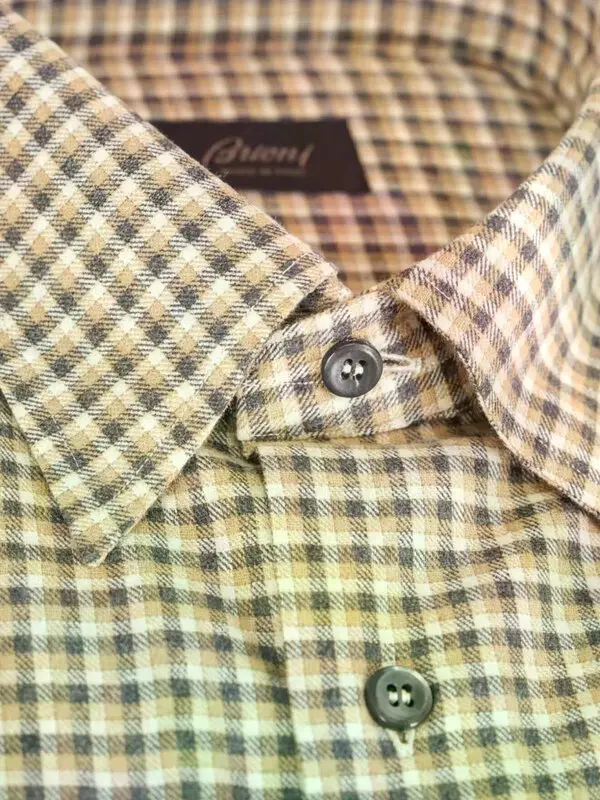 Brioni Check-pattern Shirt