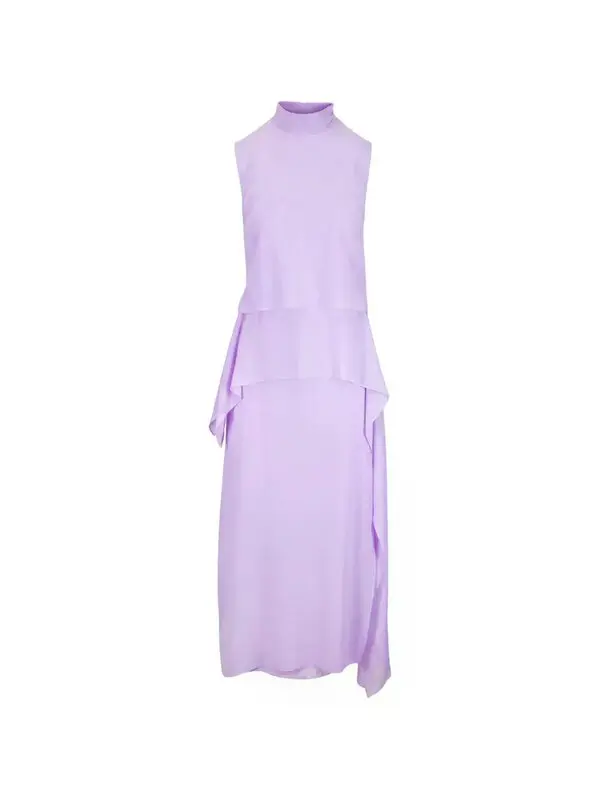 Akris Layered Midi Dress - Purple