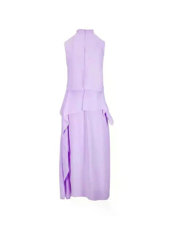 Akris Layered Midi Dress - Purple