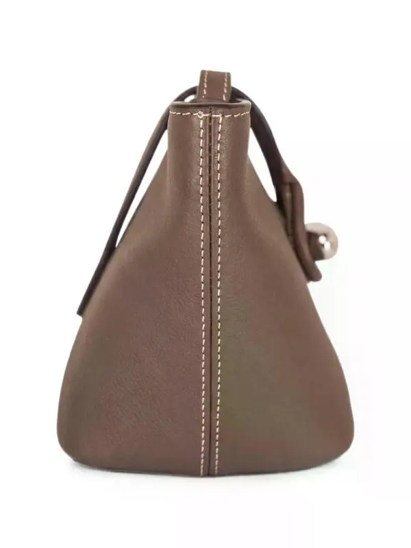 Savette Small Anello Clutch Bag In Grainy Leather