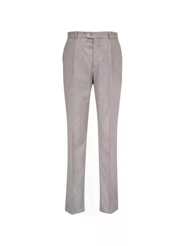 Brunello Cucinelli Pleated Flannel Trousers