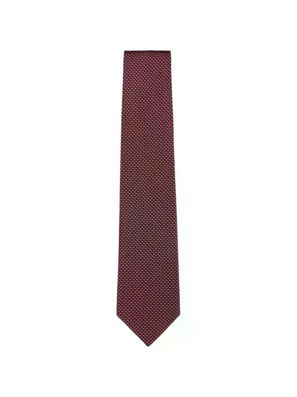 Isaia Geometric-pattern Tie