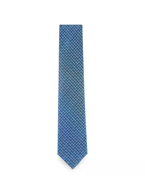 Brioni Geometric-pattern Tie
