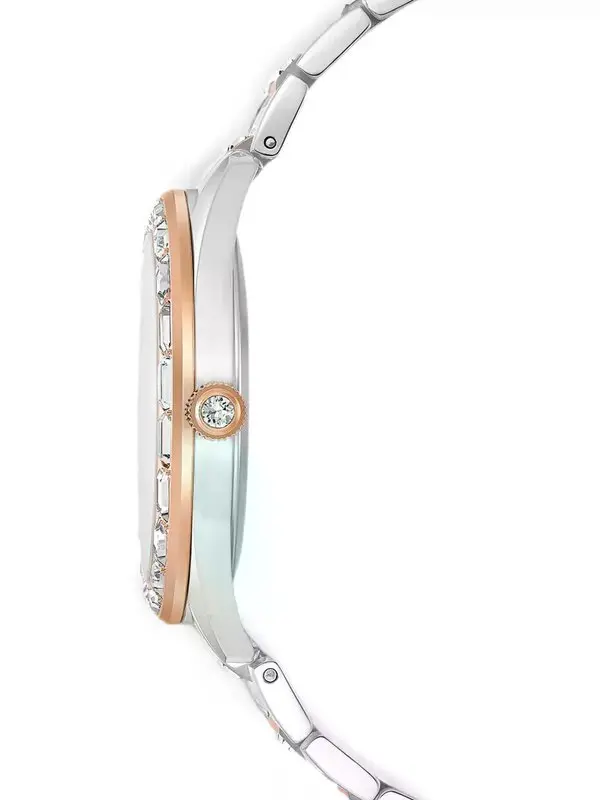 SWAROVSKI Matrix Crystal-embellished-bezel 40mm Watch