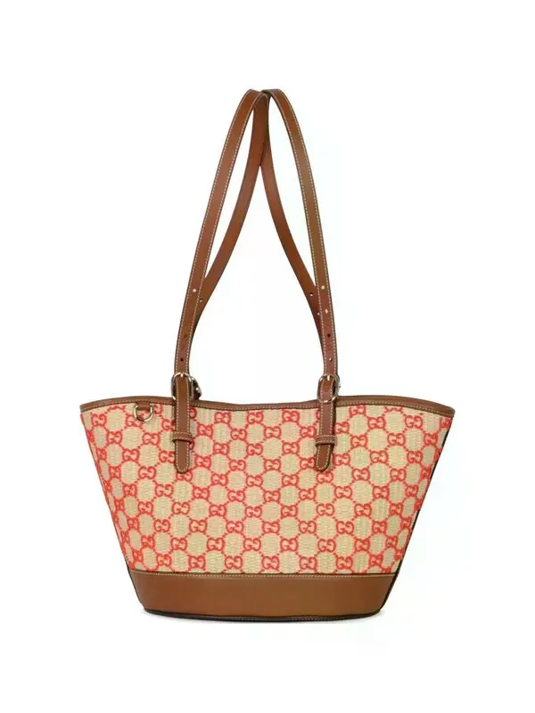 Gucci Small Gg Canvas Tote Bag - Neutrals