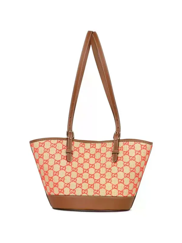 Gucci Small Gg Canvas Tote Bag - Neutrals