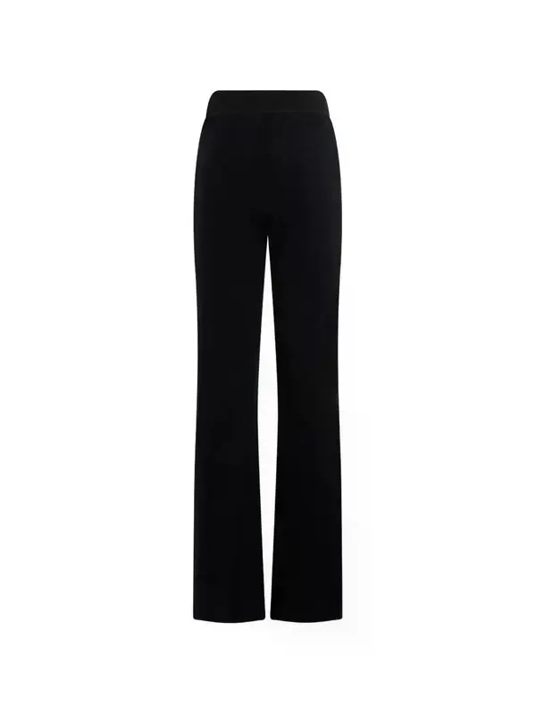 Alberta Ferretti Wide Leg Trousers - Black