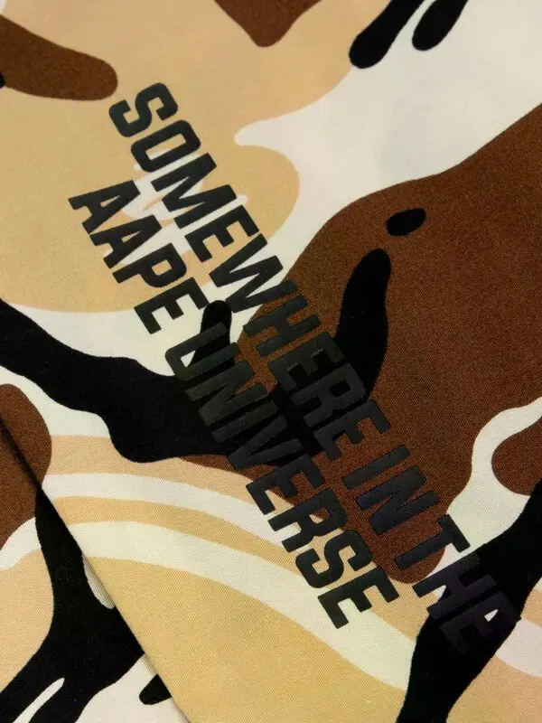 AAPE BY *A BATHING APE Somewhere Camouflage-print Shirt