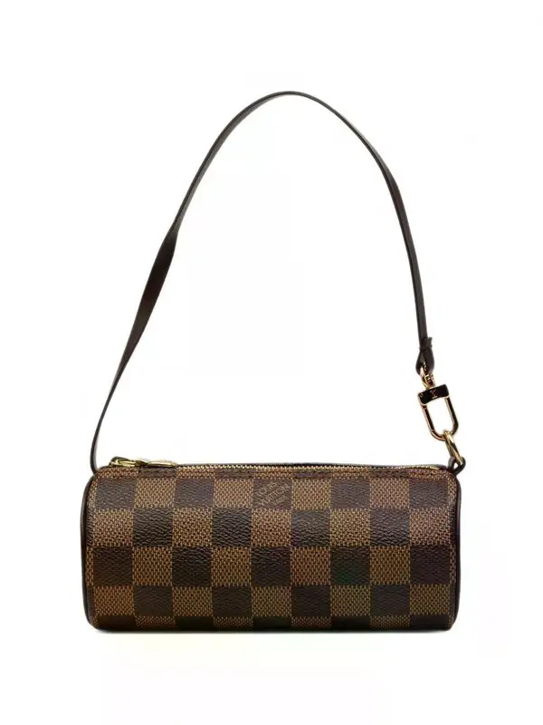 LOUIS VUITTON 1990-2020 Damier Ebene Papillon Pochette Handbag