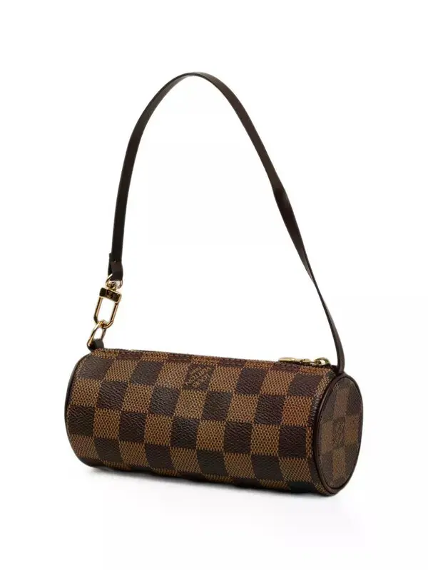 LOUIS VUITTON 1990-2020 Damier Ebene Papillon Pochette Handbag
