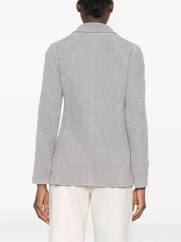 Amina Rubinacci Voltaire Ribbed-knit Blazer
