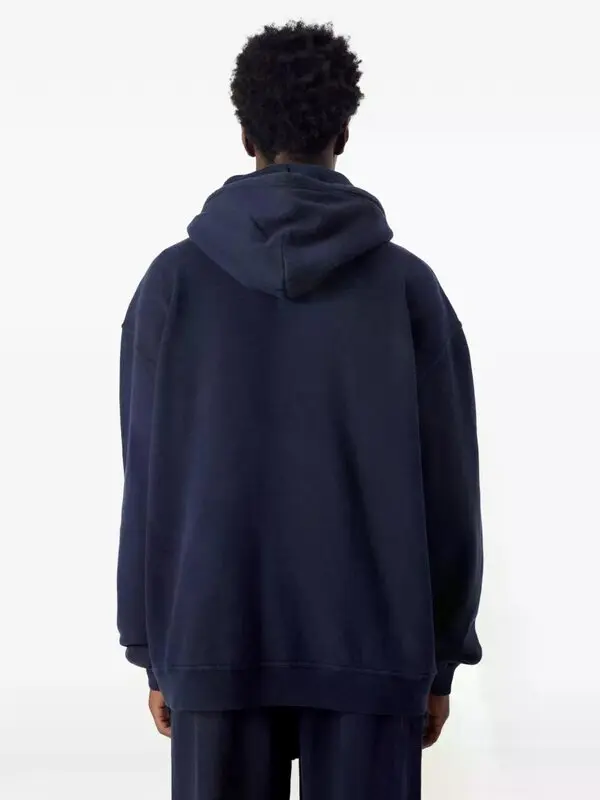 American Vintage Logo Print Hoodie