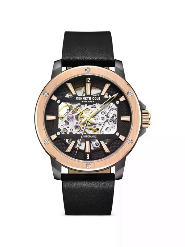 KENNETH COLE Skeleton-dial 44mm Watch