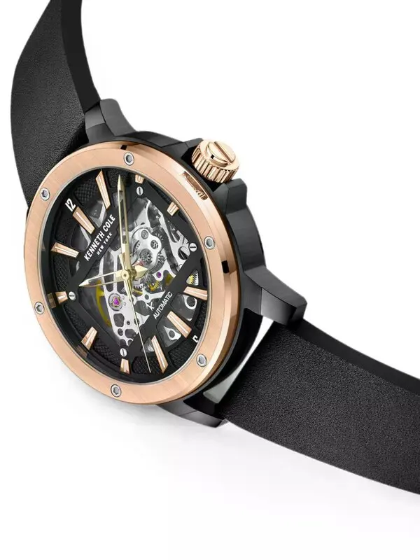 KENNETH COLE Skeleton-dial 44mm Watch