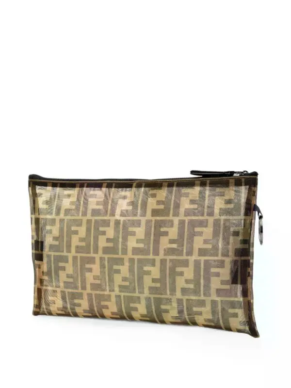 Fendi Zucca Mesh Clutch Bag
