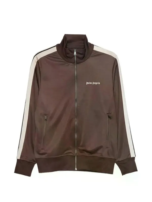 Palm Angels Logo-print Side-stripe Track Jacket