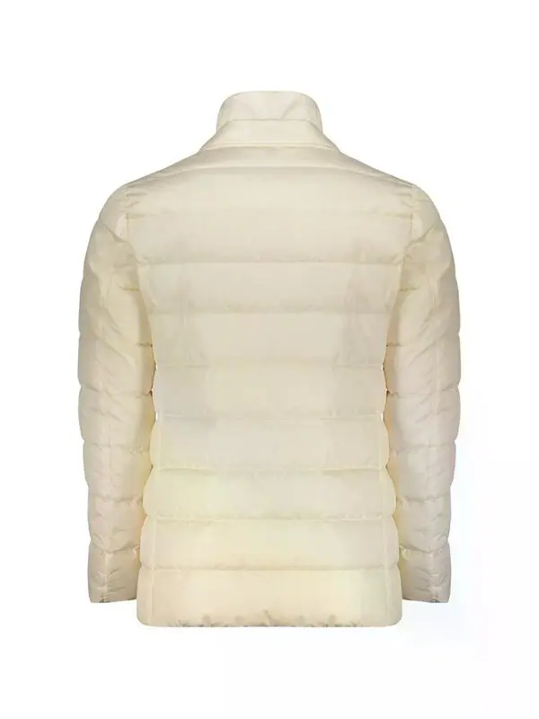 Herno Padded Quilted Jacket With Notched Lapels - Neutrals
