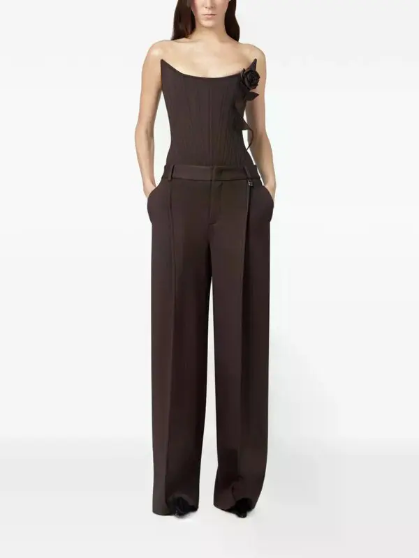 Giuseppe Di Morabito Floral-detail Corset Top