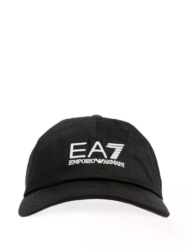 EA7 Logo-embroidered Baseball Cap