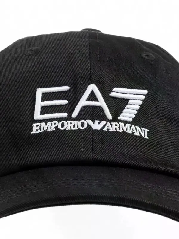 EA7 Logo-embroidered Baseball Cap