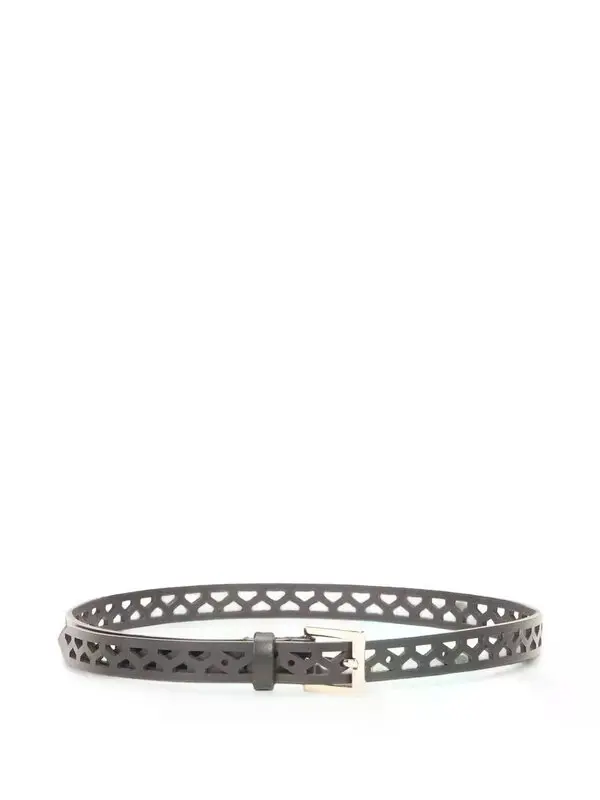 Alberta Ferretti Cut-out Leather Belt