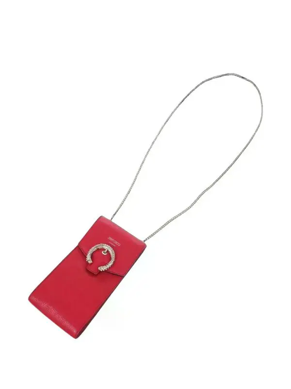 JIMMY CHOO 2010-2026 Leather Madeline Phone Case Crossbody Bag