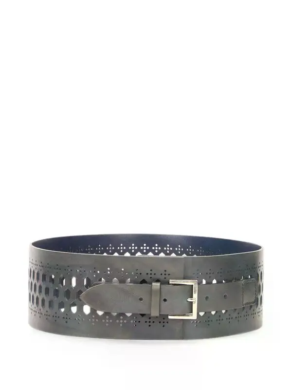 Alberta Ferretti Geometric Cut-out Belt