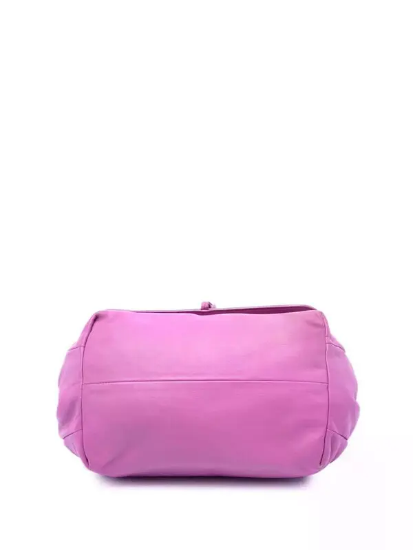 Bottega Veneta 2012-2026 Leather Intrecciato Flap Crossbody Bag - Pink