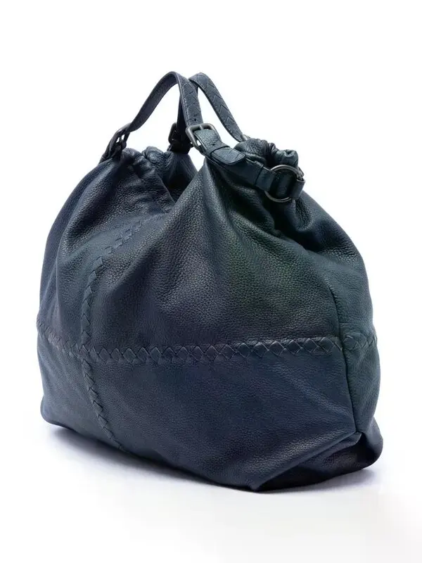 Bottega Veneta 2012-2026 Intrecciato Trimmed Cervo Satchel