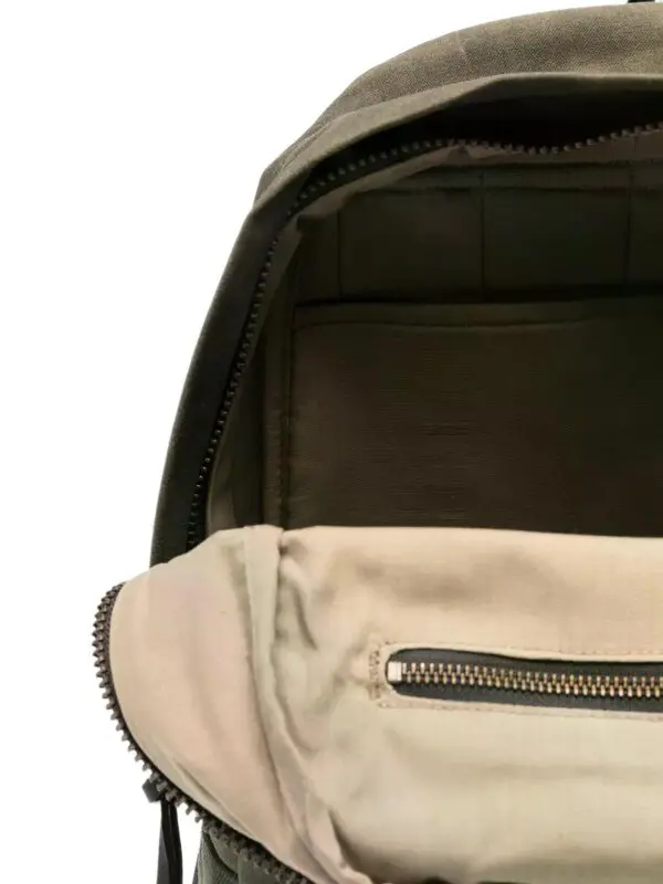 Filson Cotton Backpack With Logo Patch - Green