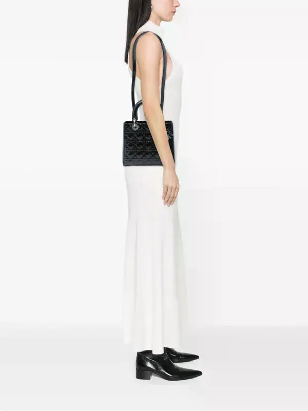 Dior 2011 Medium Patent Cannage Lady Satchel